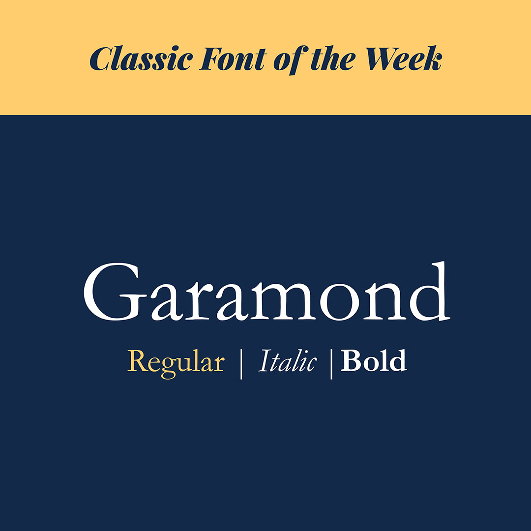 Seven Classic Fonts guaranteed never to go out of style.