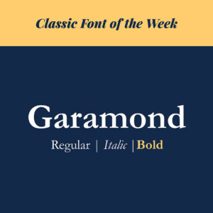 Seven Classic Fonts guaranteed never to go out of style.