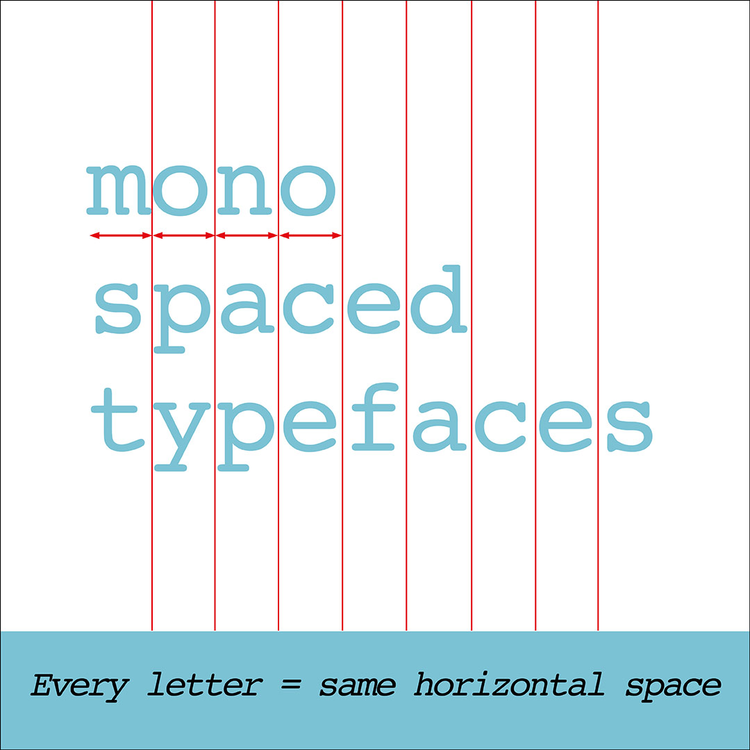 Typefaces we don't recommend you use on your website